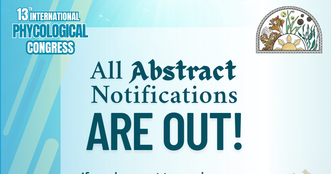 Abstract Notifications Are Out! - IPC2025